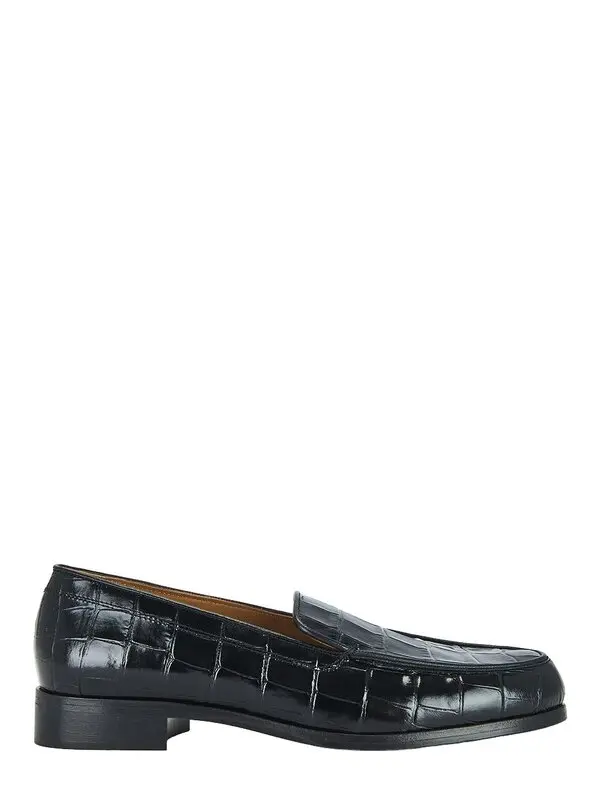 EMME PARSONS Danielle Loafer - Black Croc
