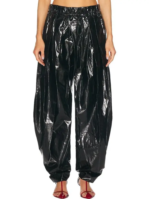 JIL SANDER Wide Leg Trouser - Black