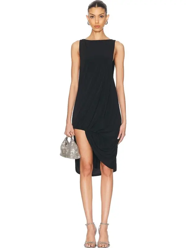 Jacquemus La Robe Peplo Courte - Black