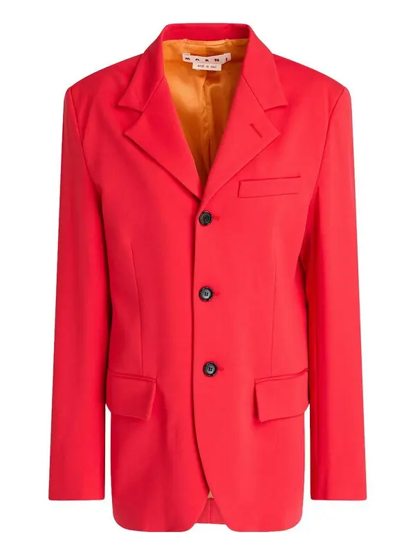Marni Jersey Blazer - Red