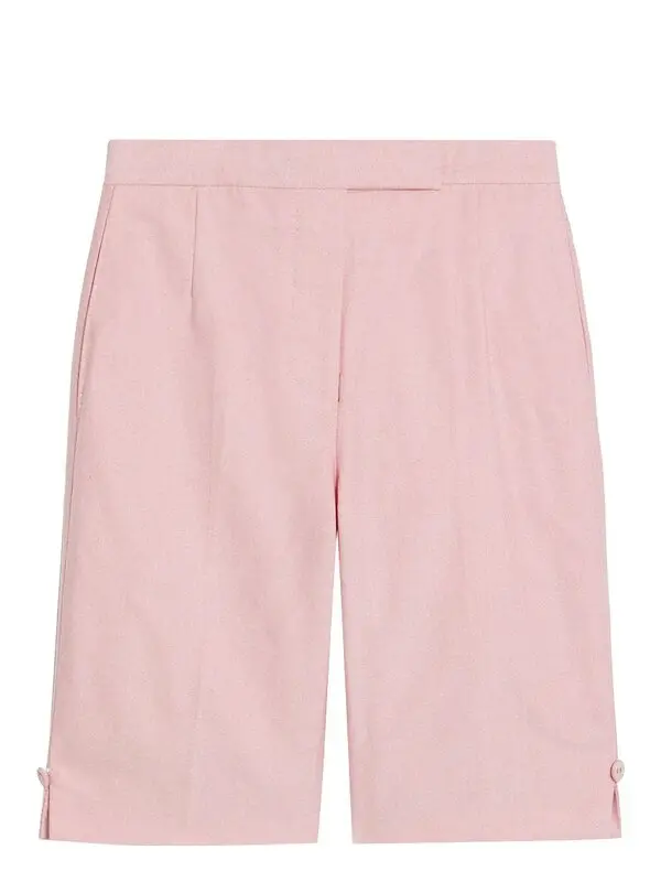 Thom Browne Cotton Oxford Shorts - Baby Pink