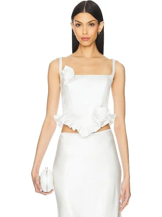 Marianna Senchina First Date Top - White