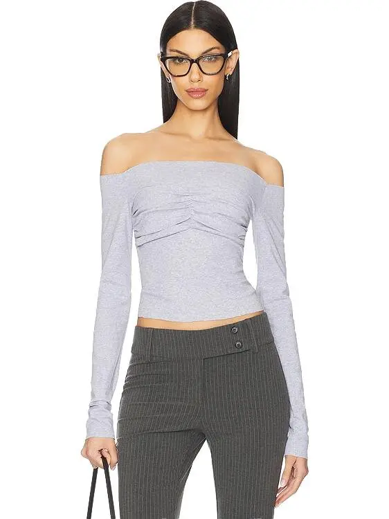Lioness Lulu Off-the-shoulder Top - Cloud