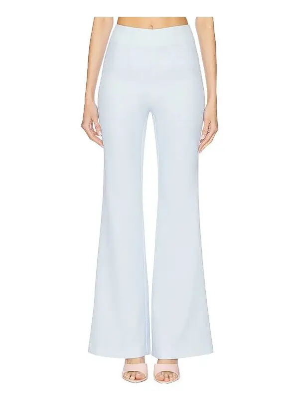 SAU LEE Alex Wide Leg Pant - Pastel Blue