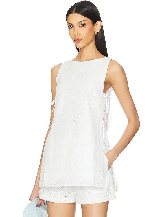SEVEN WONDERS Arabella Top - White
