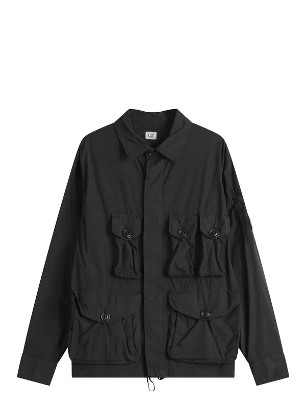 C.P. COMPANY Multi Pocket Shirt Jacket - Black