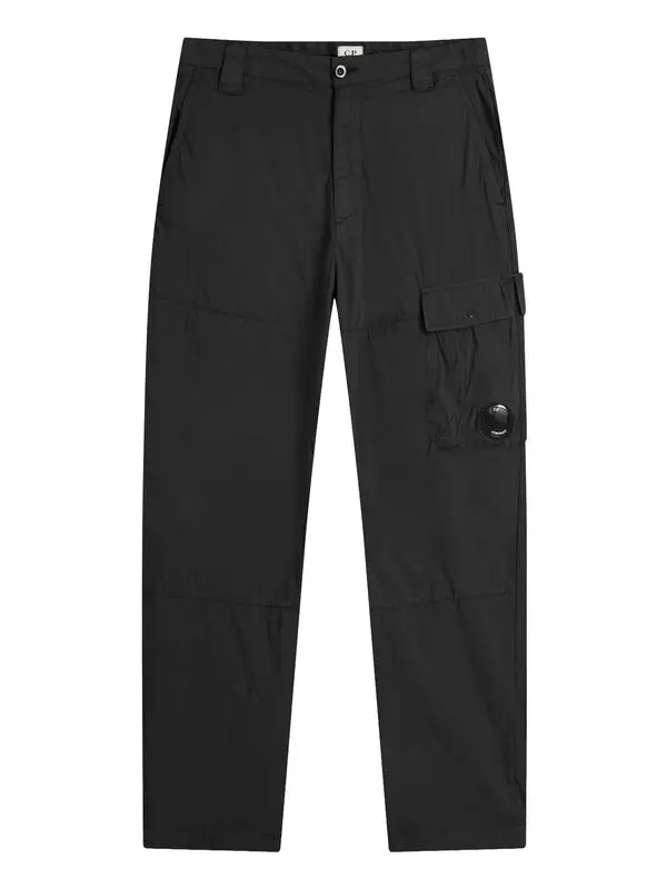 C.P. COMPANY Loose Fit Cargo Pants - Black