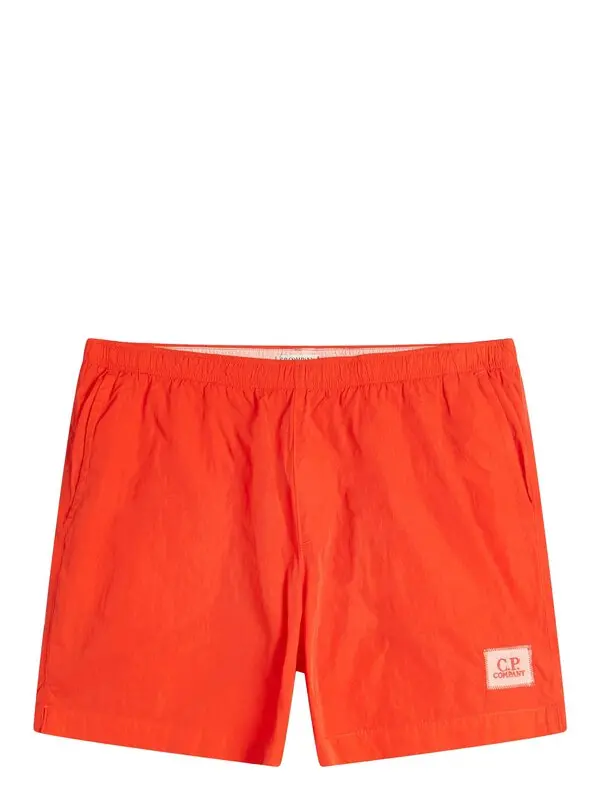 C.P. COMPANY Chrome-e Logo Swim Shorts - Poinciana