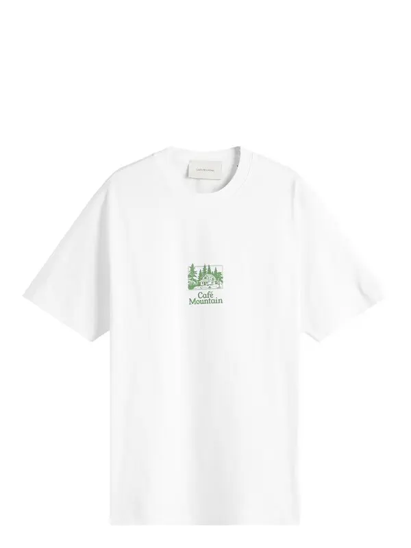CAFÉ MOUNTAIN Shelter T-shirt - Natural