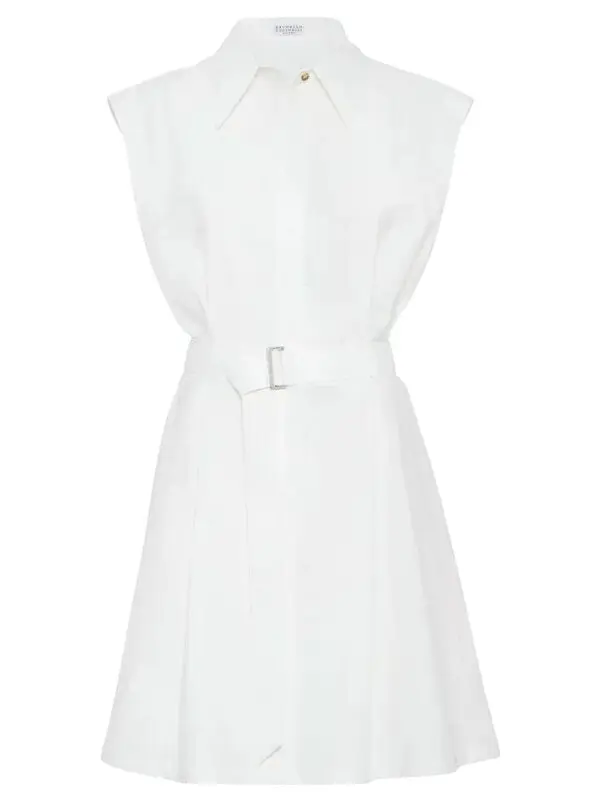 Brunello Cucinelli Shirt Dress - White