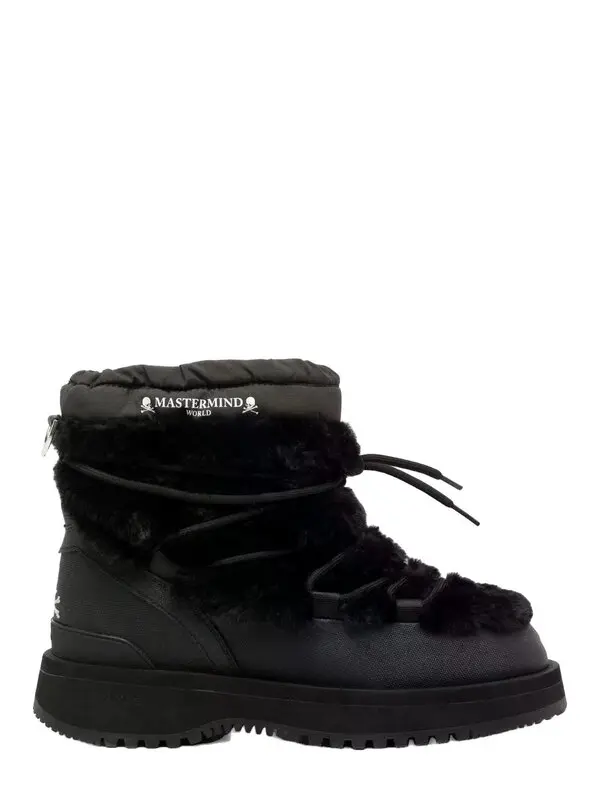 MASTERMIND WORLD Bower Hi-fur Boots - Black