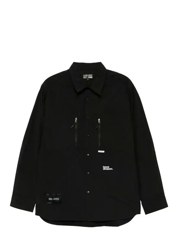 Izzue Logo-print Shirt - Black