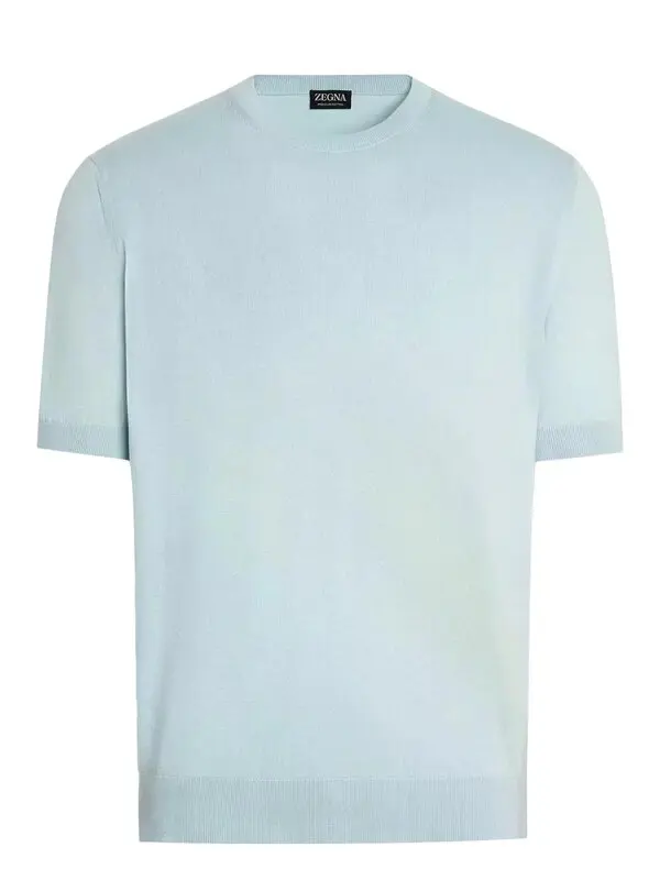 Zegna Cotton T-shirt - Blue
