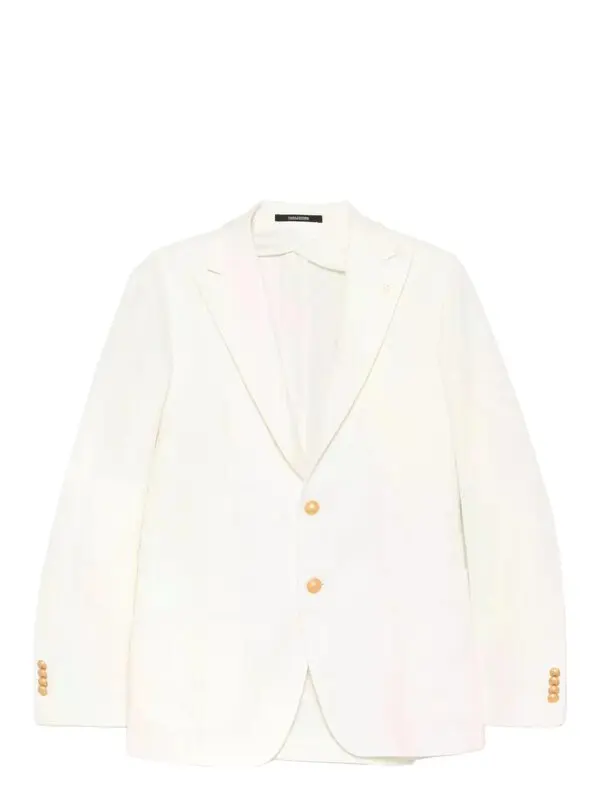 Tagliatore Herringbone-pattern Blazer - Neutrals