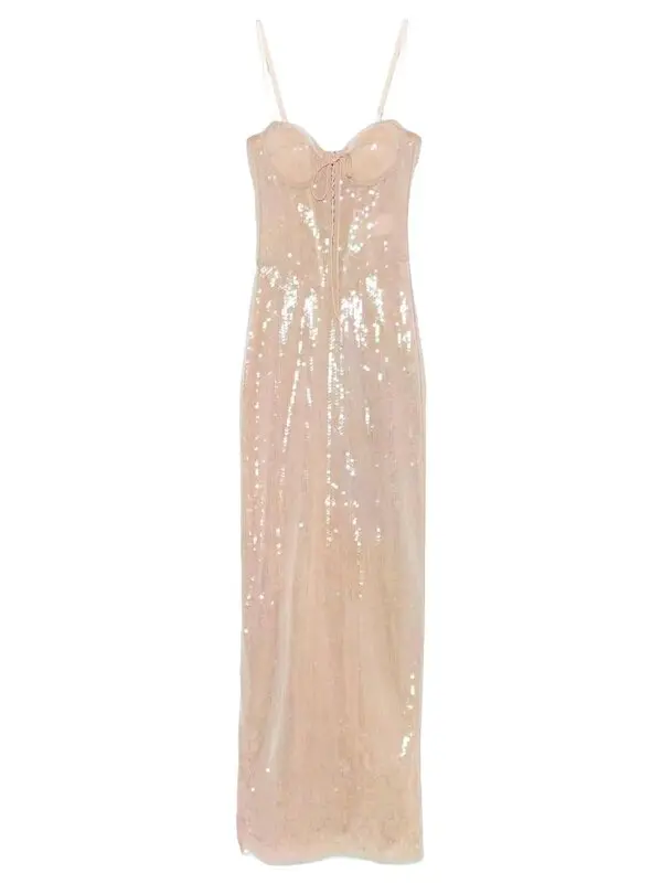 Giuseppe Di Morabito Sequined Maxi Dress - Neutrals