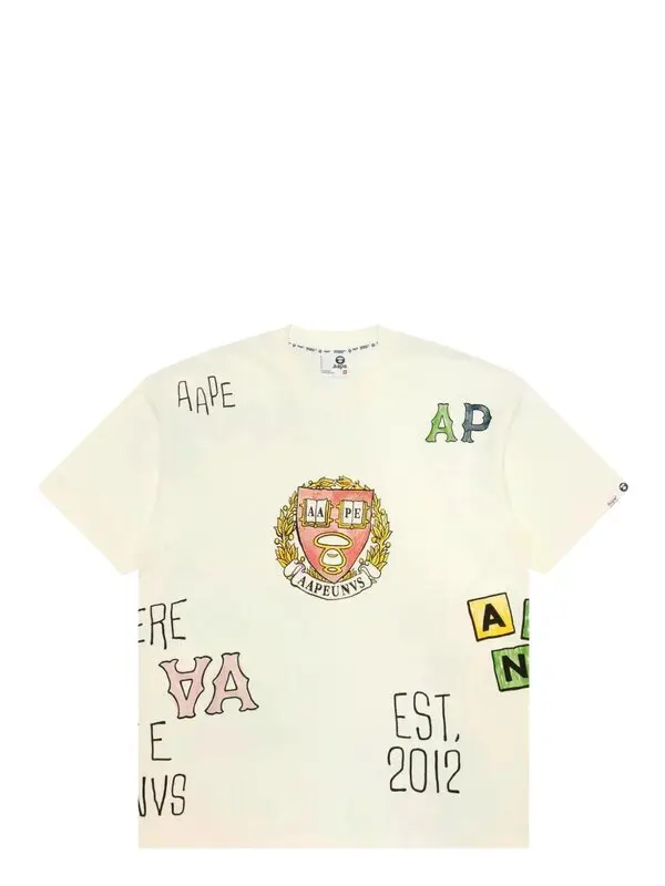 AAPE BY *A BATHING APE® Cotton T-shirt - White