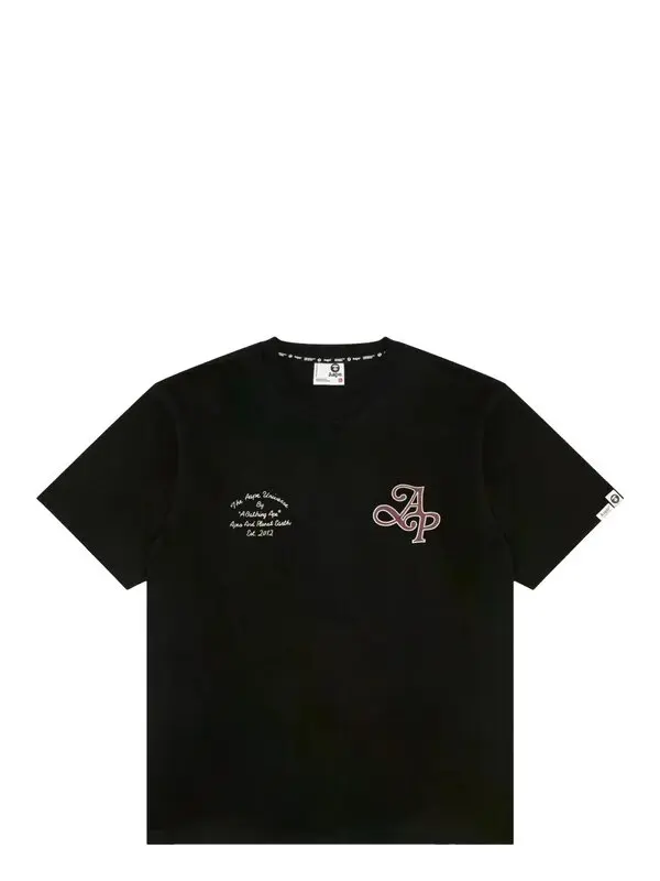 AAPE BY *A BATHING APE® Logo-print T-shirt - Black