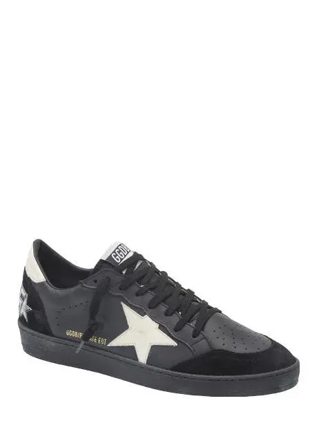 GOLDEN GOOSE Ball Star Low Top Sneakers - Black/ White