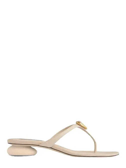 NEIL J. RODGERS Pebble Sandal - Creme Nappa