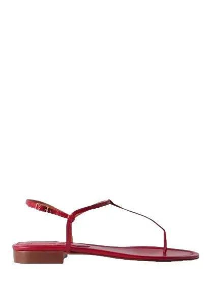 EMME PARSONS Cecilia Leather Sandals - Red