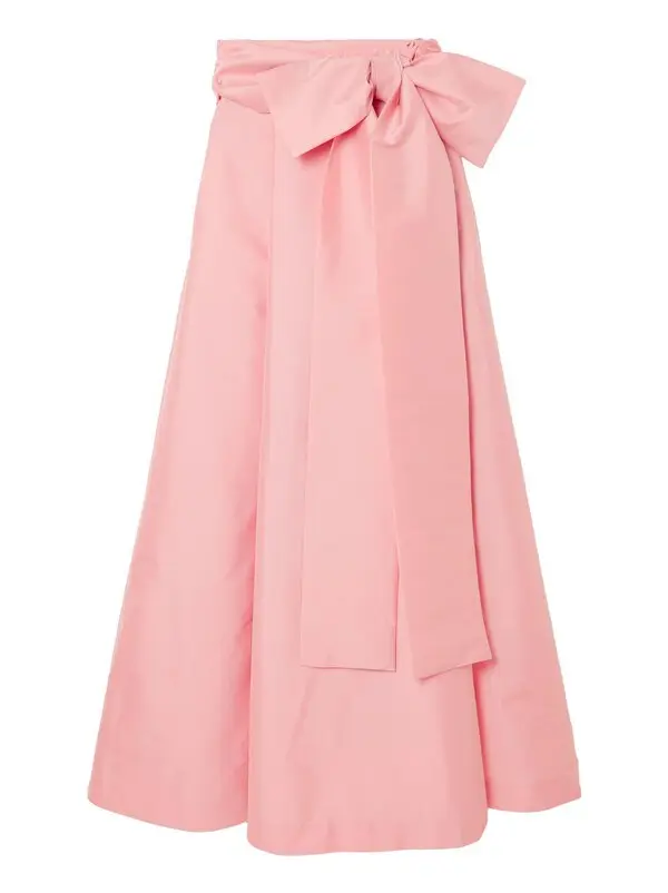 Bernadette Beatrice Taffeta Maxi Skirt - Pink