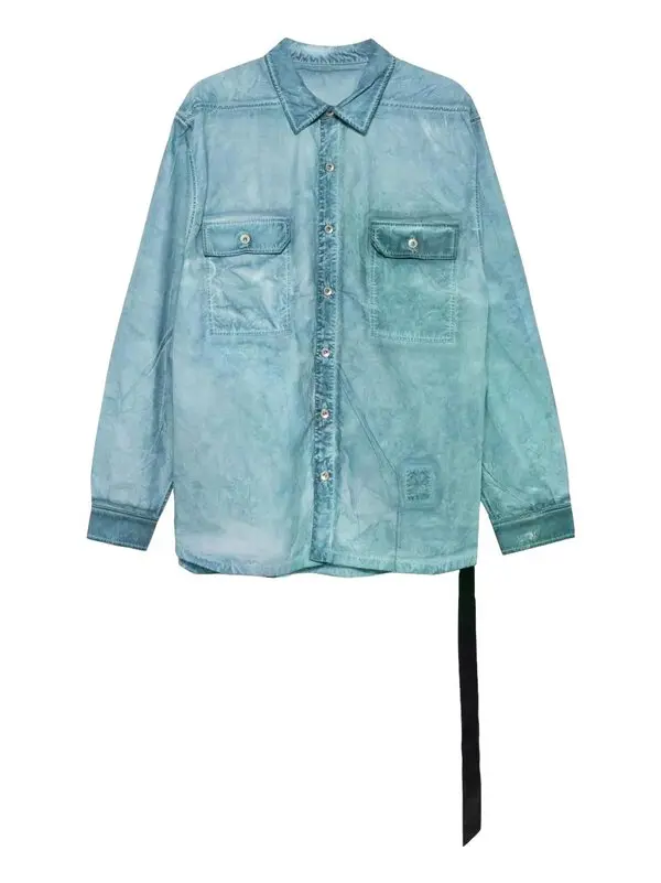 Rick Owens Jumbo Outershirt Shirt - Blue