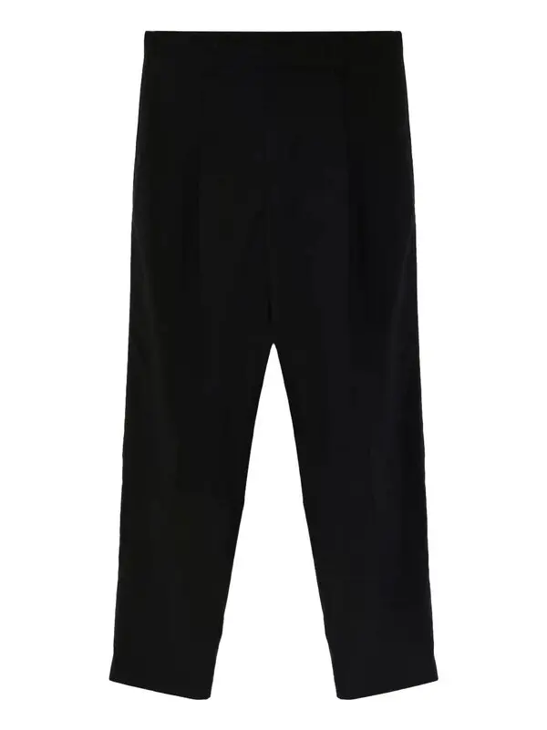 Emporio Armani Pleated Trousers - Black