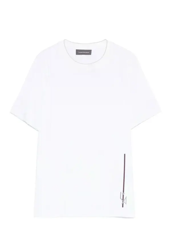 Lorena Antoniazzi Print-detail T-shirt - White