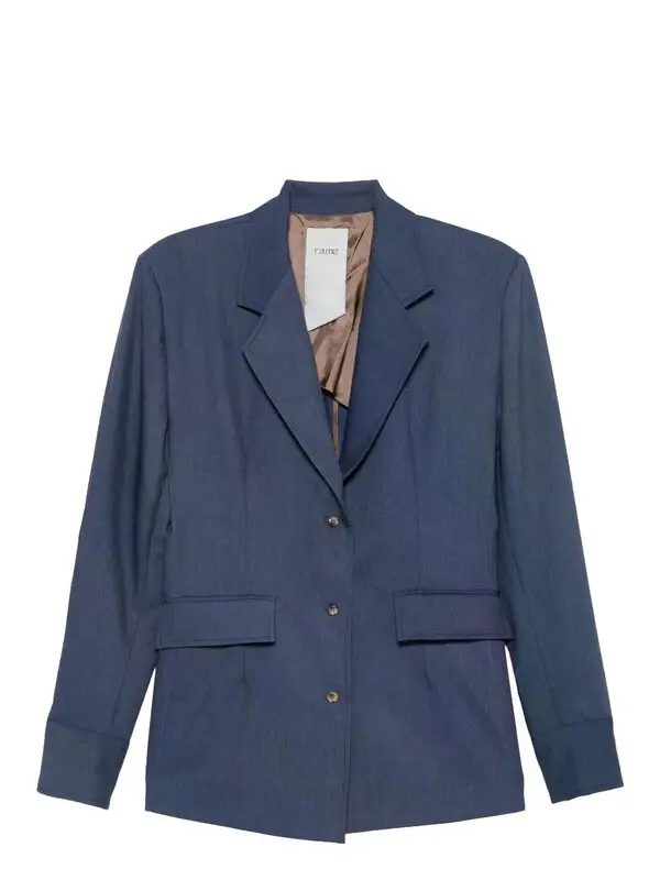 RAME Single-breasted Blazer - Blue