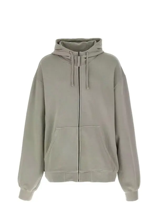 MAISON MARGIELA Numbers-print Hoodie - Grey