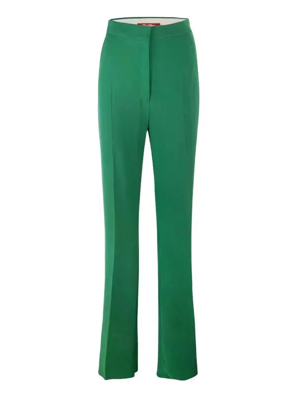 Max Mara Tailored Flared Trousers - Green