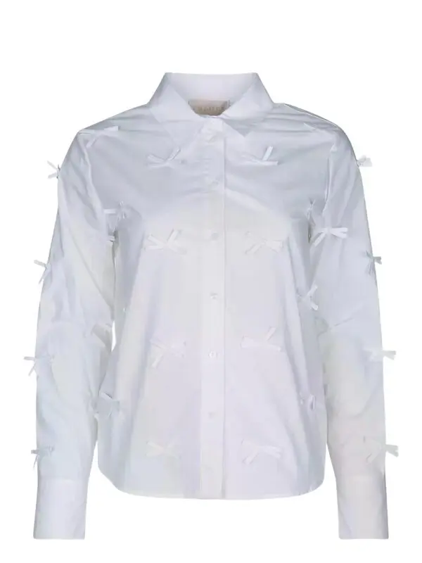 I BLUES Bow-detail Shirt - White