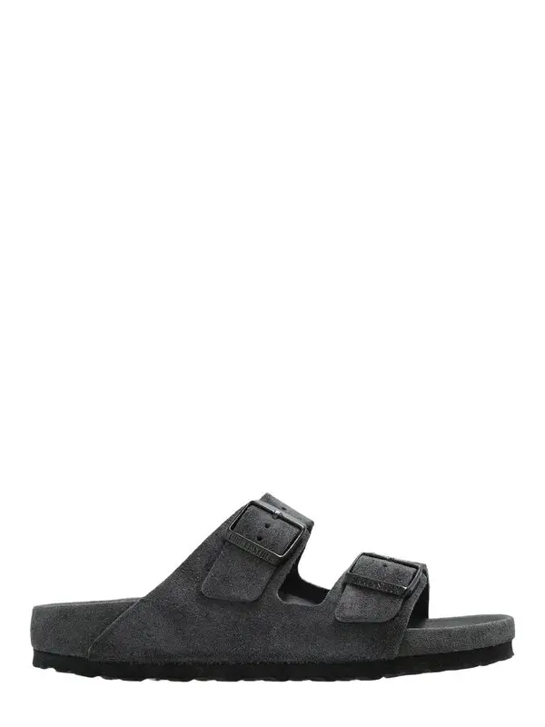 BIRKENSTOCK Arizona Double-buckle Slide Sandals - Grey
