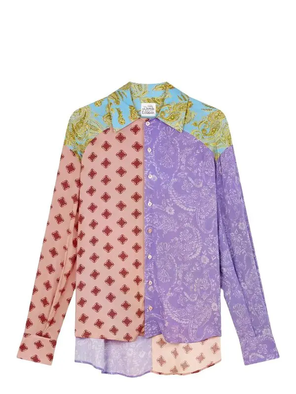 DONDE ESTEBAN Paisley Print Shirt - Red