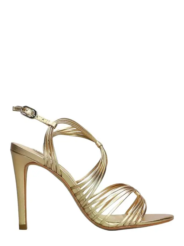 WERNER Strappy Slingback Sandals - Gold