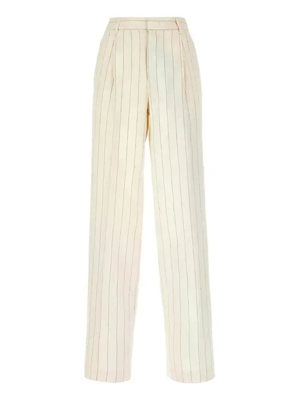 PT TORINO Pinstriped Trousers - Neutrals