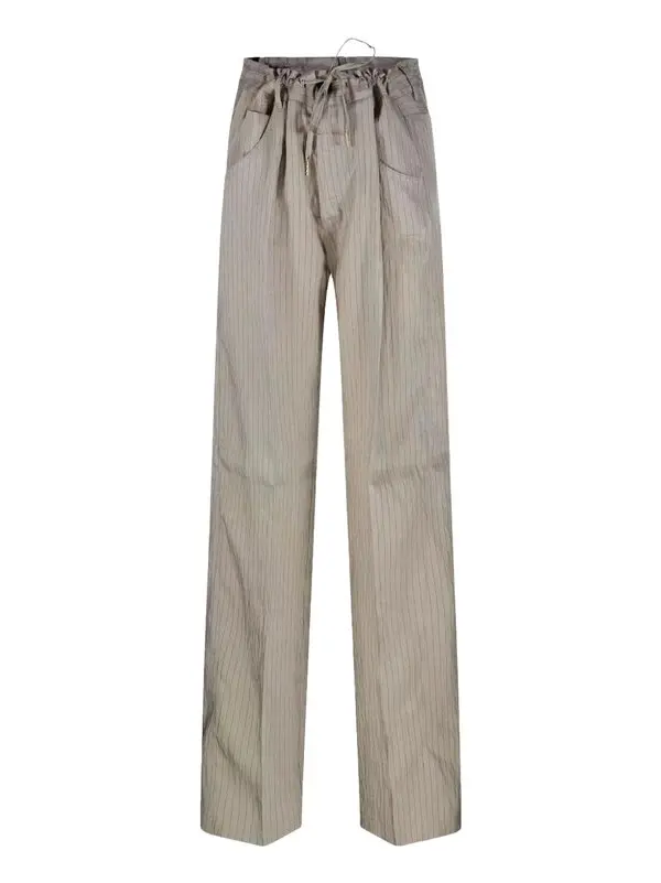 DARKPARK Pinstriped Trousers - Neutrals