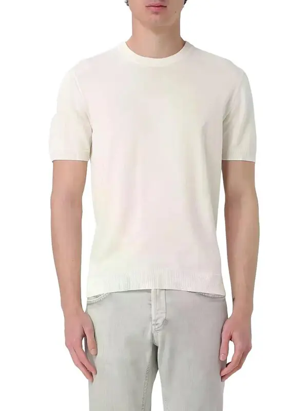 ZANONE Crew-neck Short-sleeve T-shirt - Neutrals