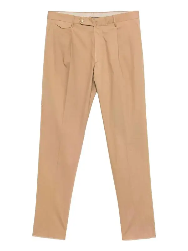 Tagliatore Pleat-detail Trousers - Neutrals