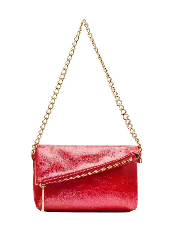 Liu Jo Folded Design Shoulder Bag - Red