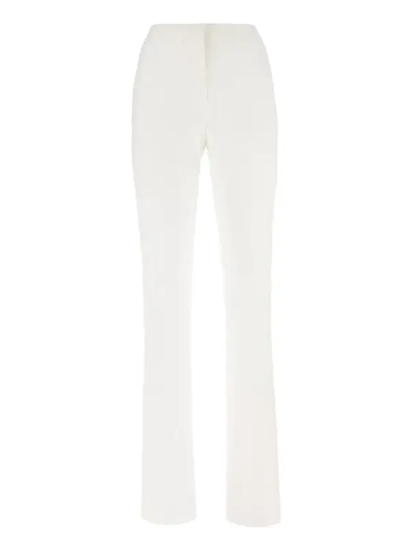 Sportmax Slim-cut Trousers - White