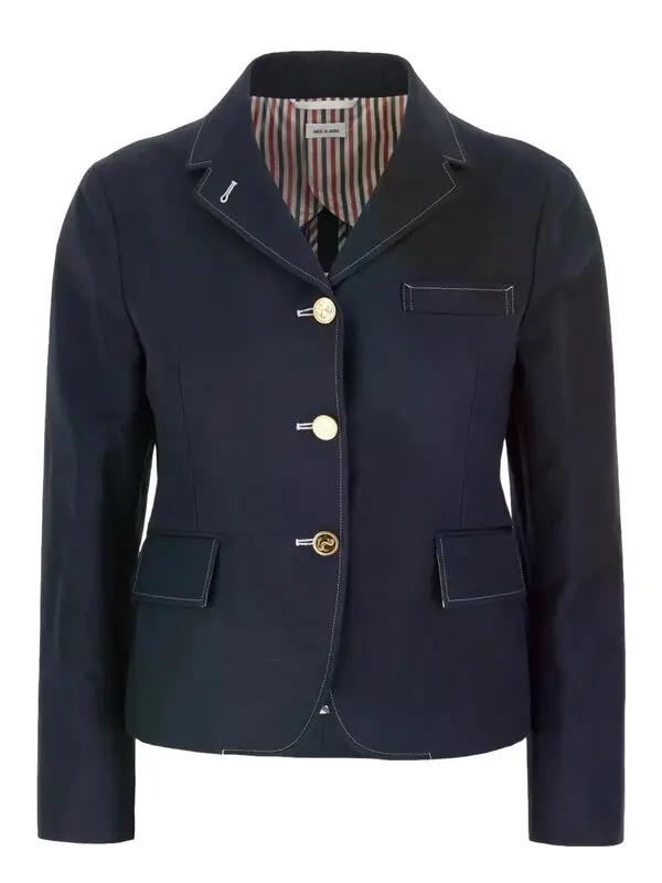 Thom Browne Cropped Blazer - Blue