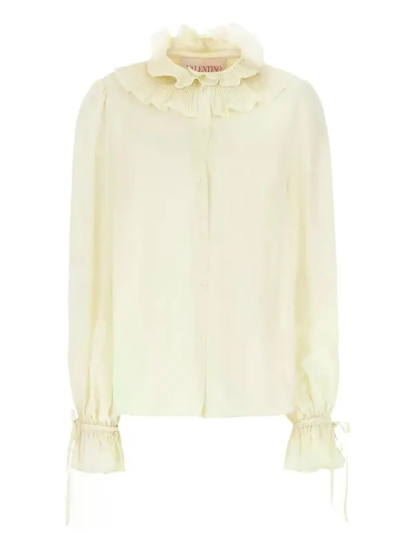 Valentino Garavani Silk Shirt - Neutrals