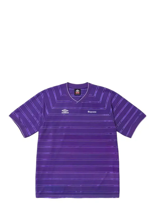 Supreme X Umbro® Striped Ss 25 Soccer Jersey - Purple