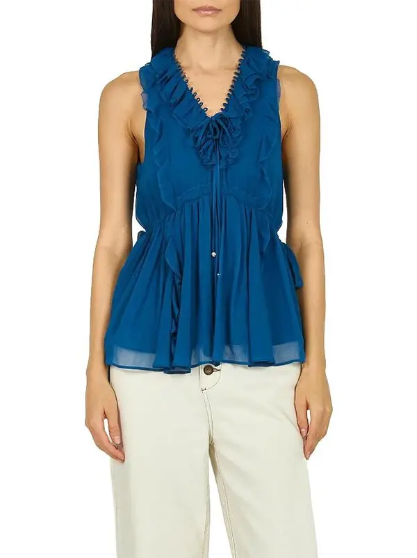 SECRET PON-PON Madison Top - Deep Sea Blue