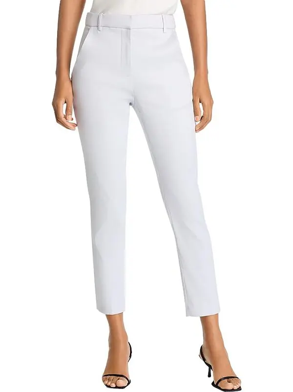 SERGIO HUDSON Cropped Pants - Silver