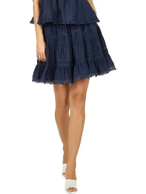 SECRET PON-PON Audrey Skirt - Navy