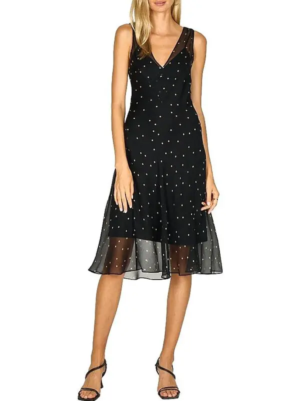 SECRET PON-PON Twila Dress - Black Polka Dot