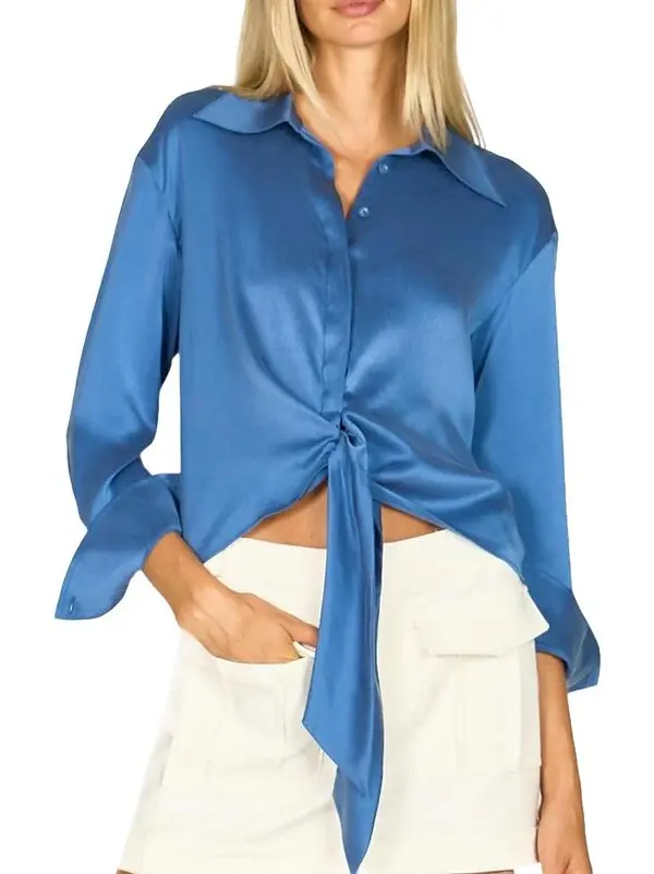 SECRET PON-PON Rae Top - French Blue