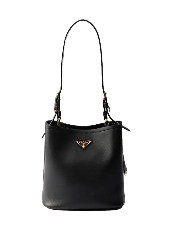 Prada Medium Leather Bag - Black